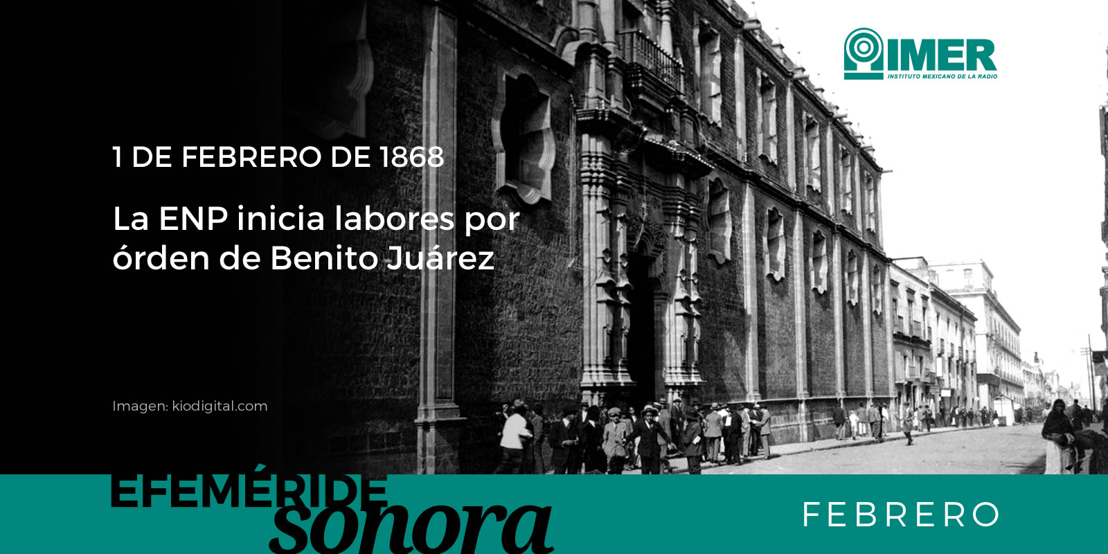 1 de febrero de 1868, La Escuela Nacional Preparatoria de la ...