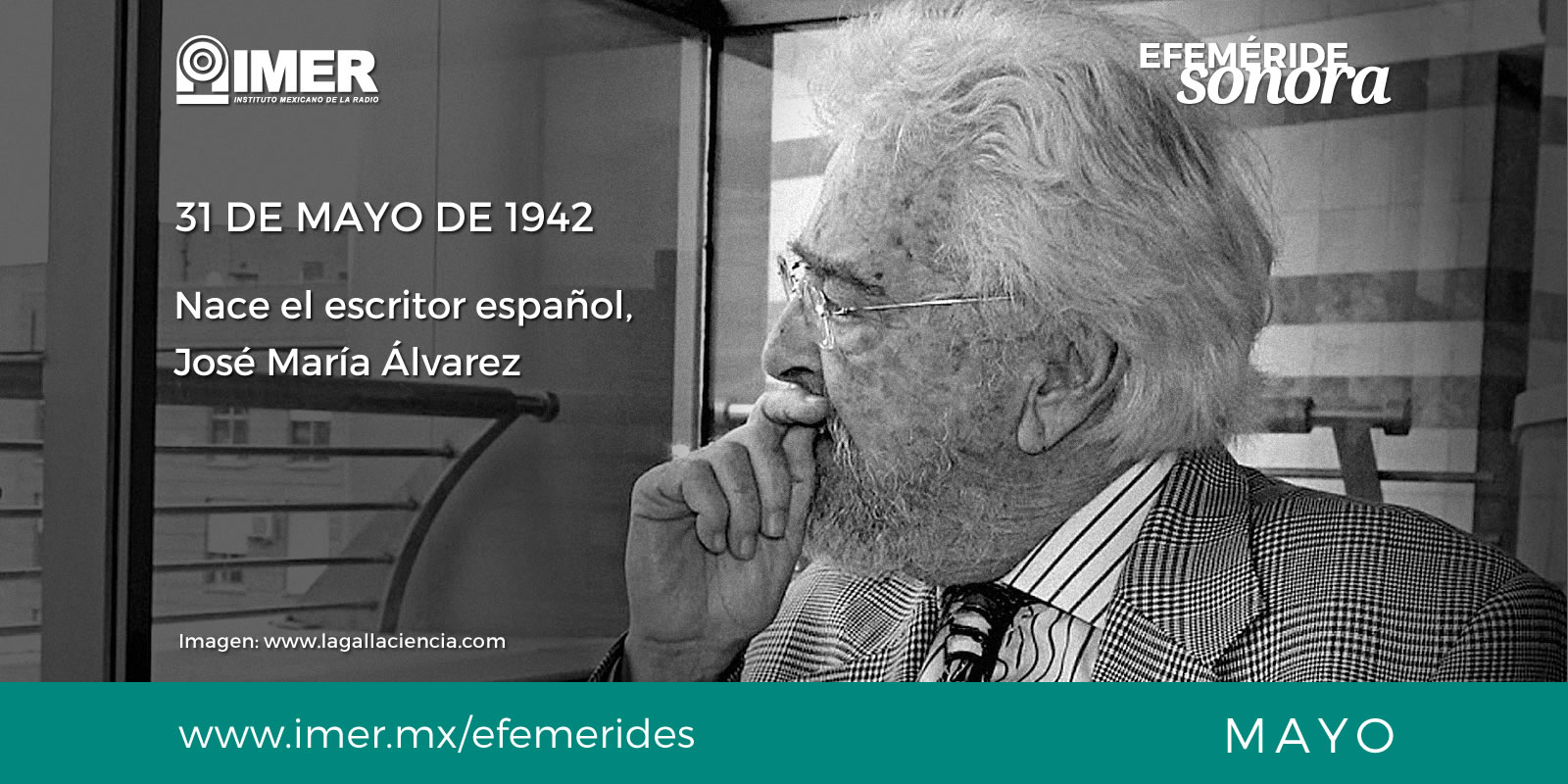31 de mayo de 1942 Nace José María Álvarez – IMER